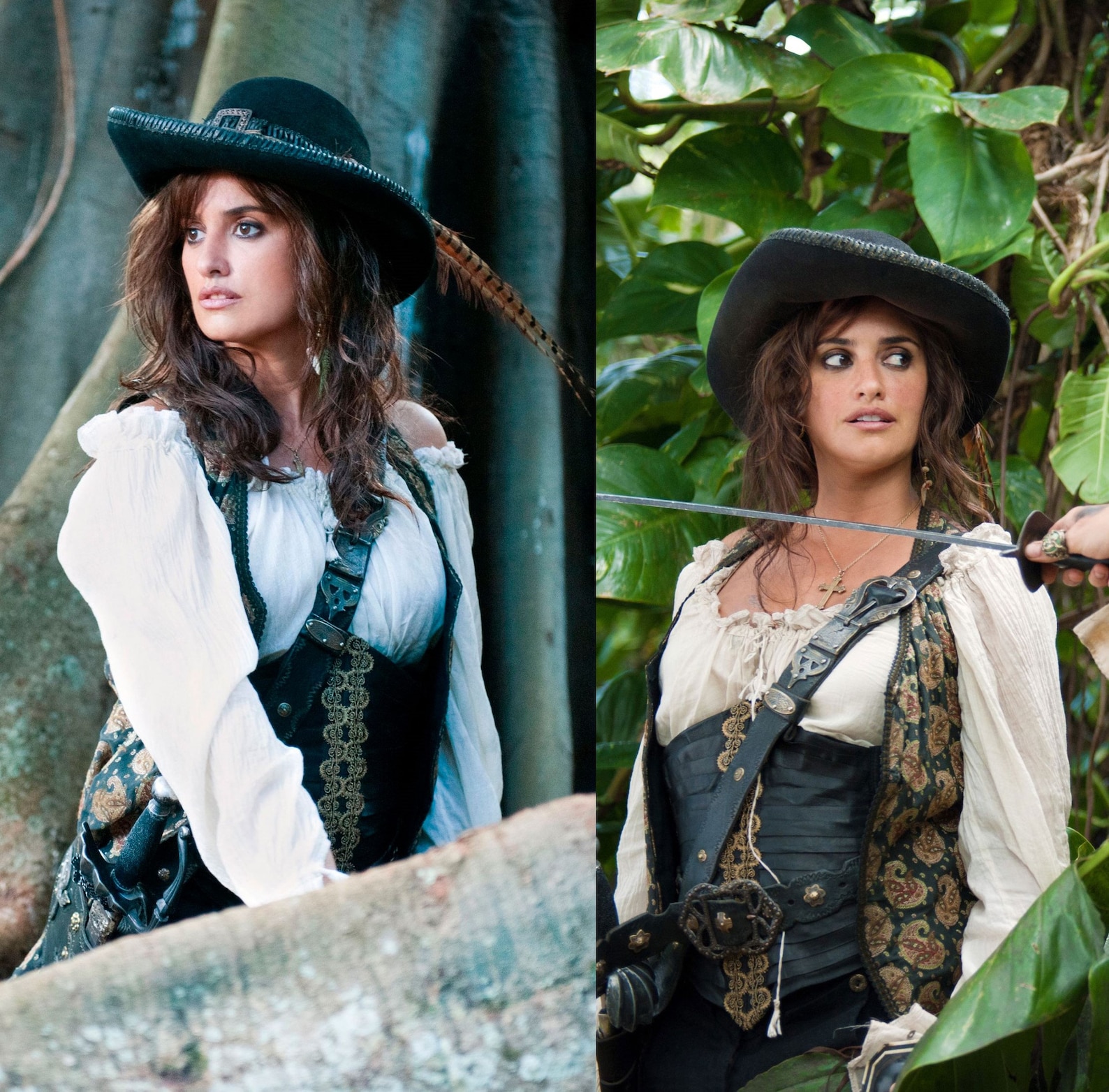 ANGELICA PIRATE Costume/ Pirate Costume With Corset/pirates of the ...