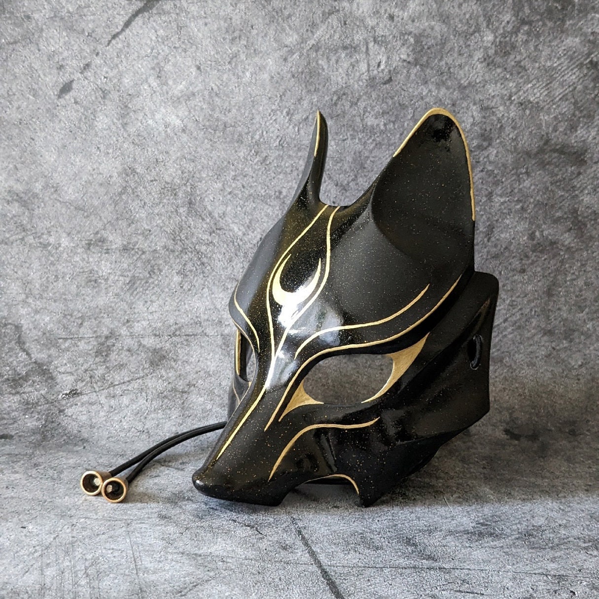 Kitsune Half Mask - Etsy