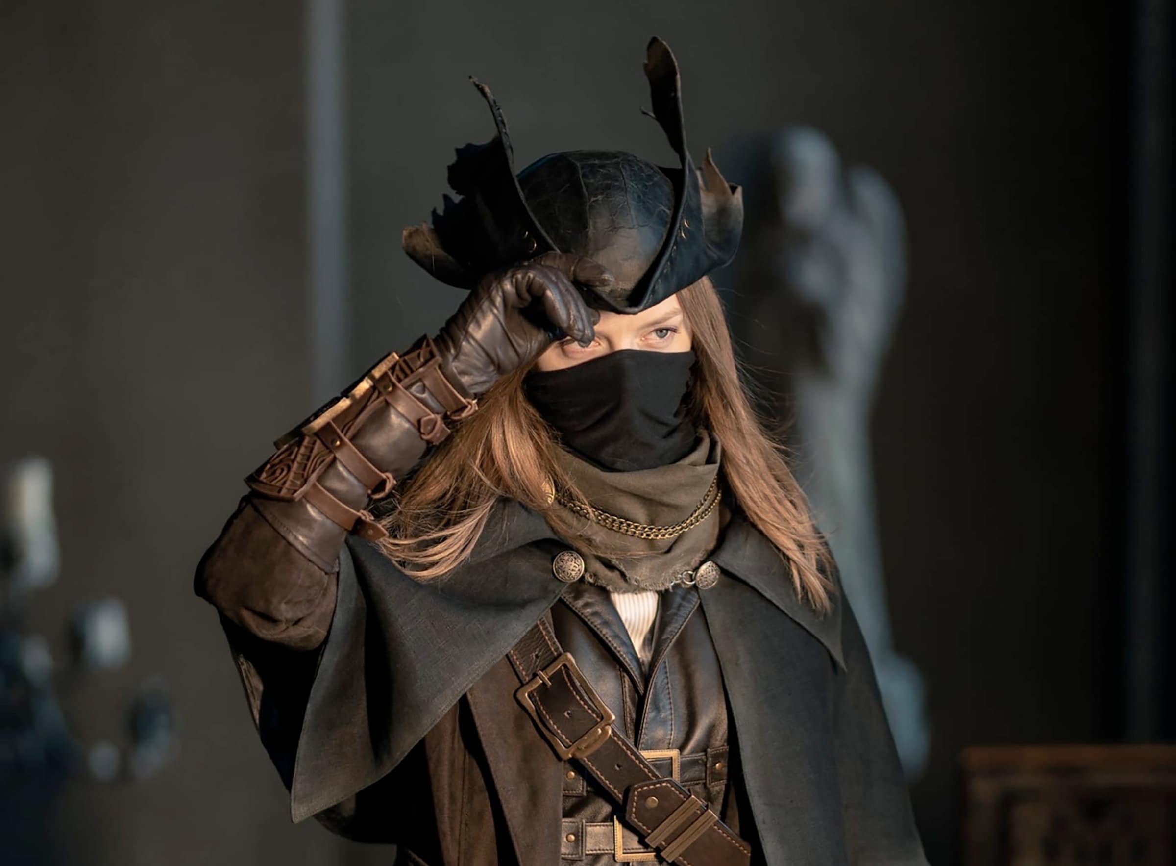 Bloodborne Leather Hat Bloodhunter Handmade / Good Hunter / Custom Size ...