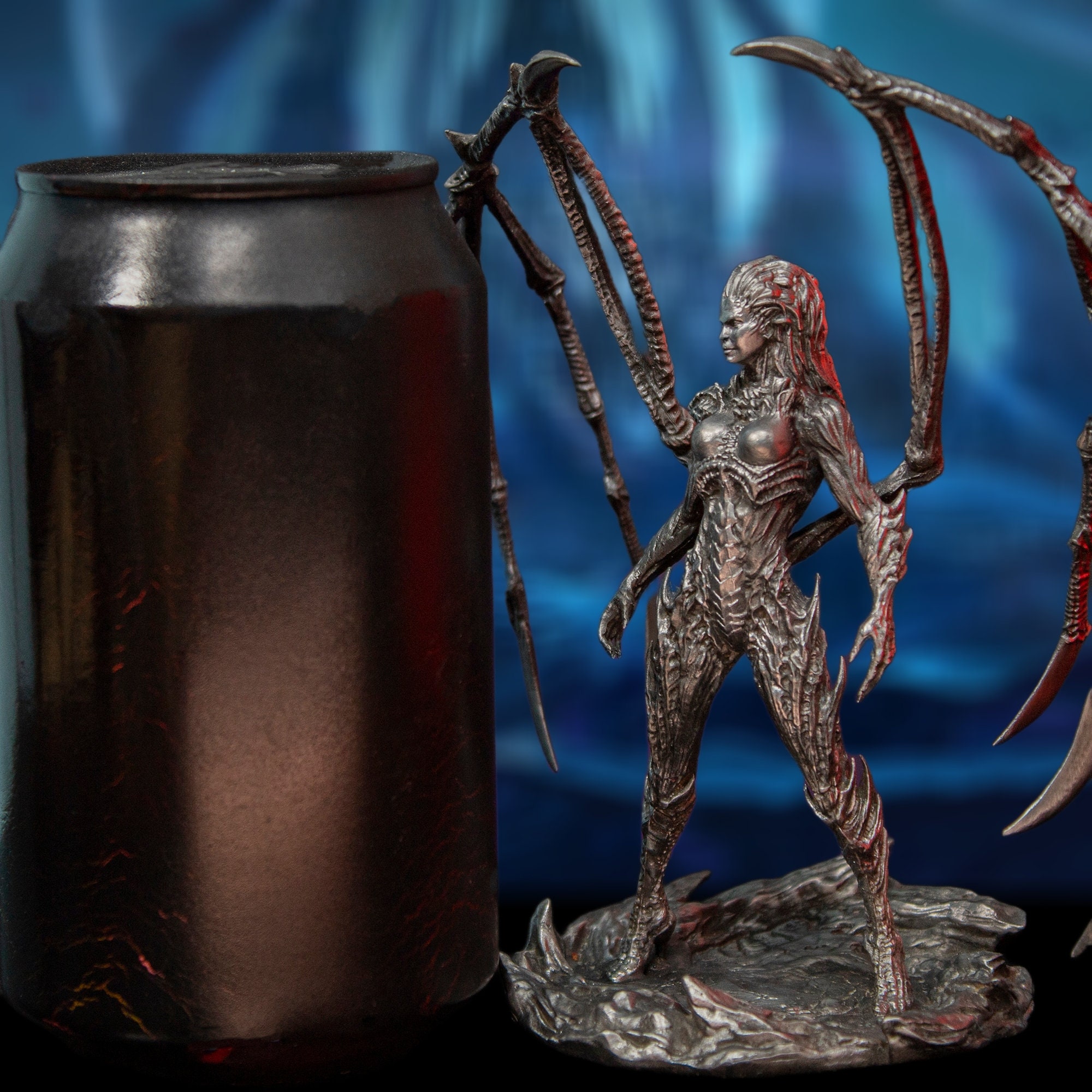 Sarah Kerrigan Zerg From Starcraft Metal Miniature Hand Painted - Etsy