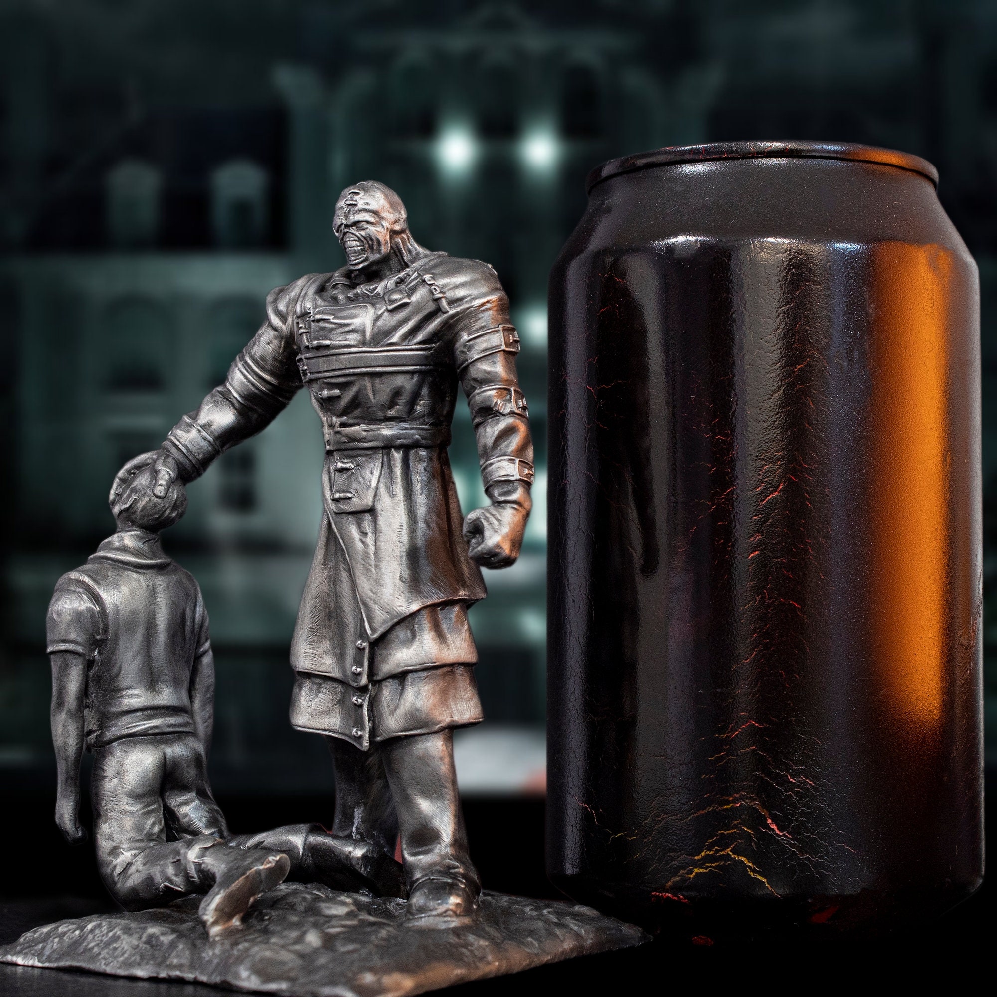 Nemesis From Resident Evil Metal Miniature Hand Painted - Etsy