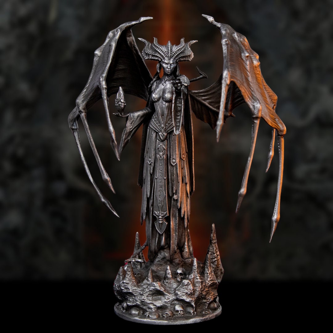 Lilith From Diablo Metal Miniature Hand Painted - Etsy