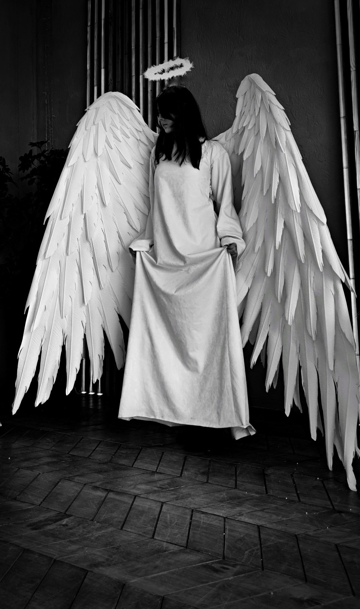 XL Fully Movable White Angel Wings Christmas/cosplay Costume/photo ...