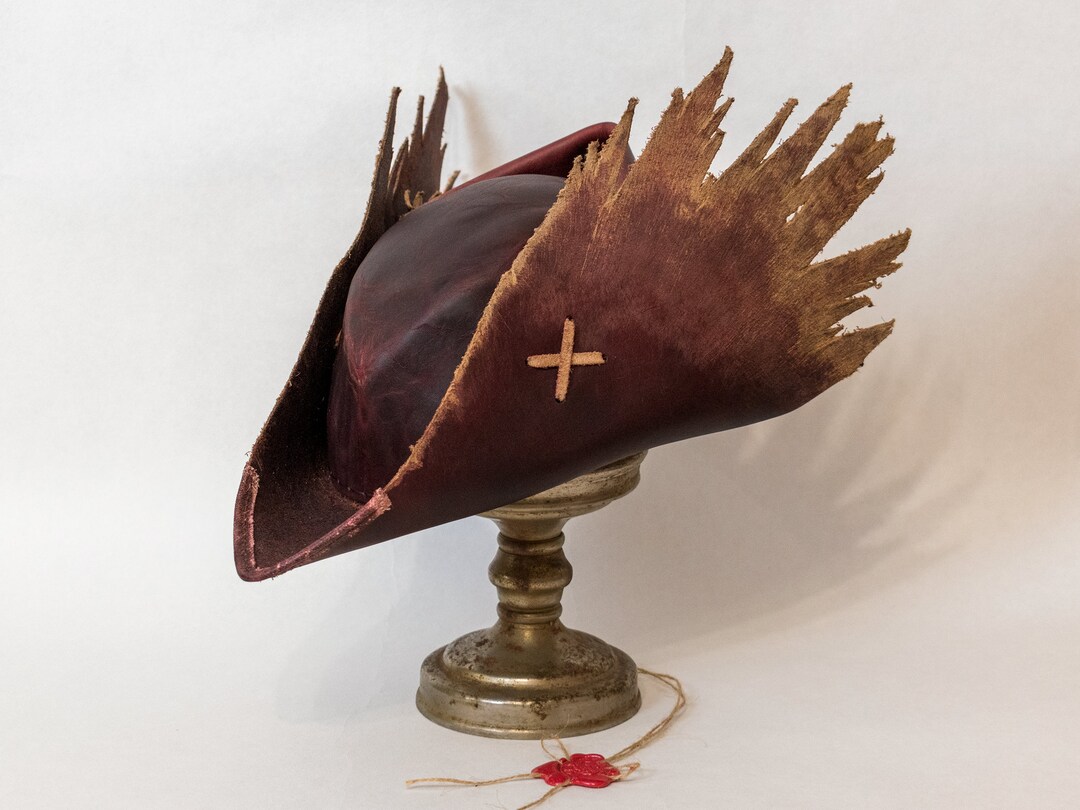 Bloodborne Leather Hat Dragul Old Hunter Hat / Tricorn / Djura Hat ...