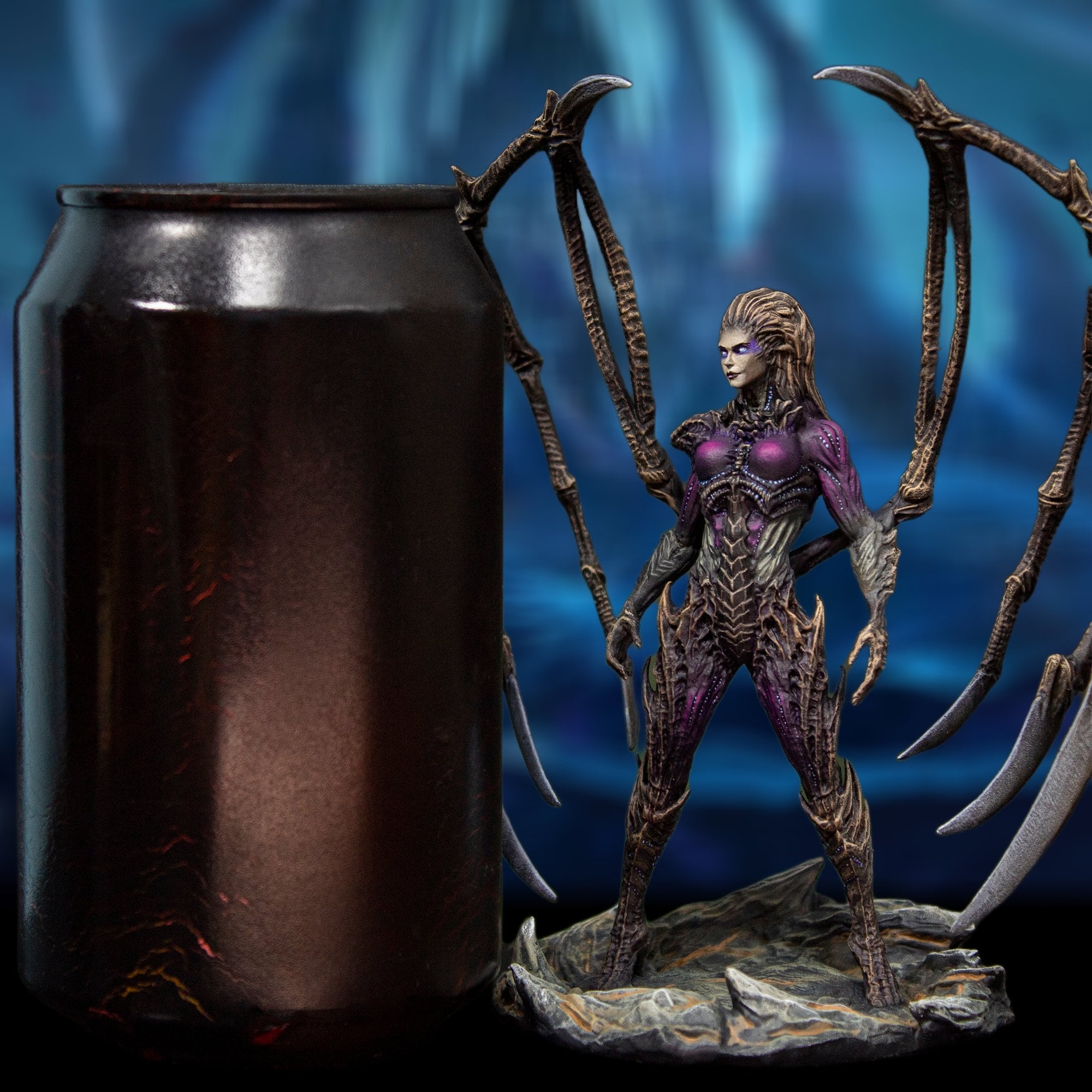 Sarah Kerrigan Zerg From Starcraft Metal Miniature Hand Painted - Etsy