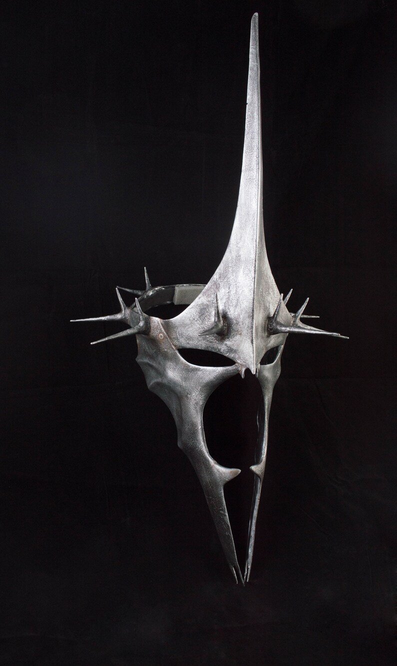 Helmet Witch King Halloween Mask Unique Scary Handcrafted Headpiece - Etsy
