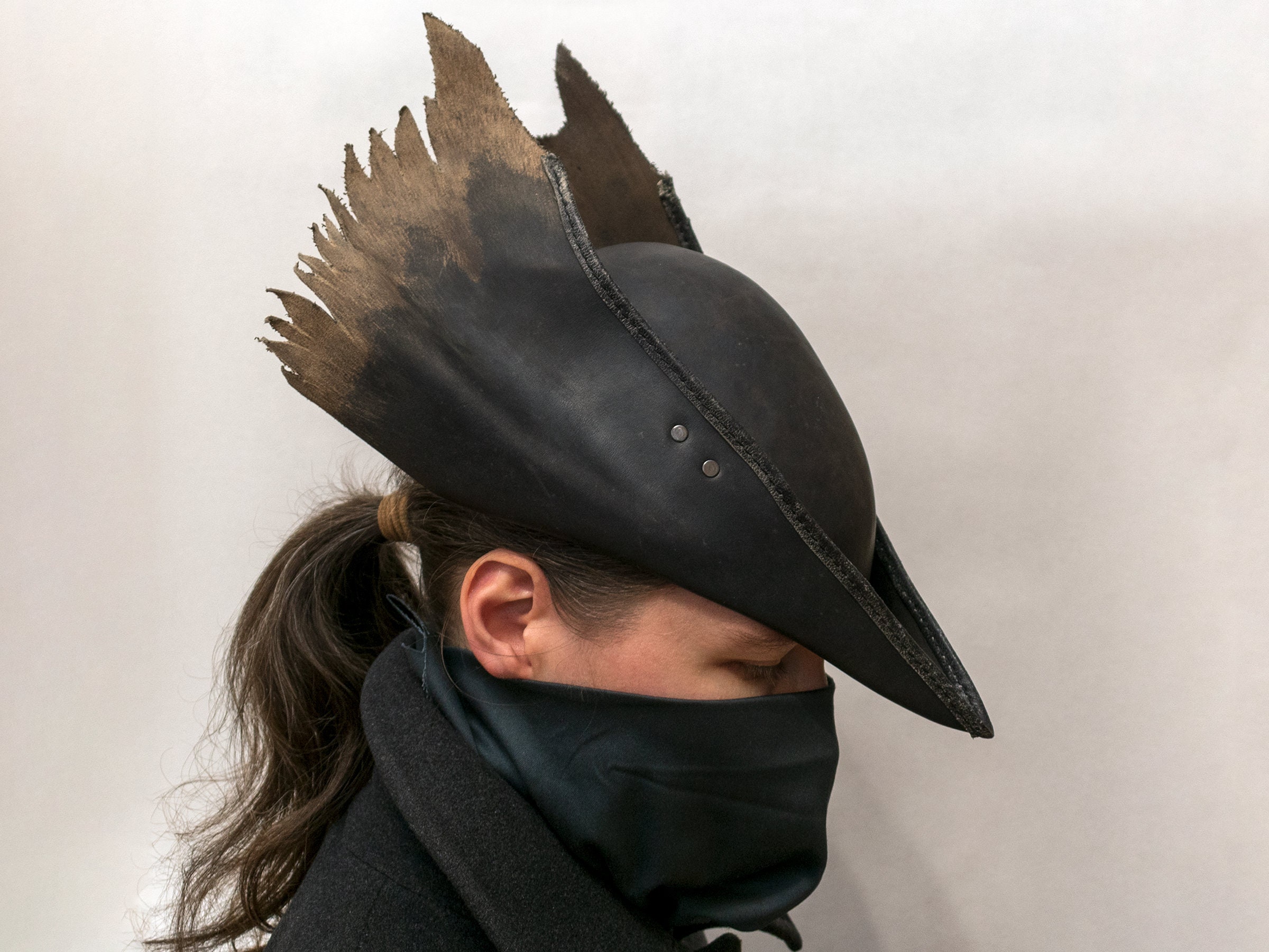 Bloodborne Leather Hunter Hat M.4 Handmade / Good Hunter / Custom Size ...
