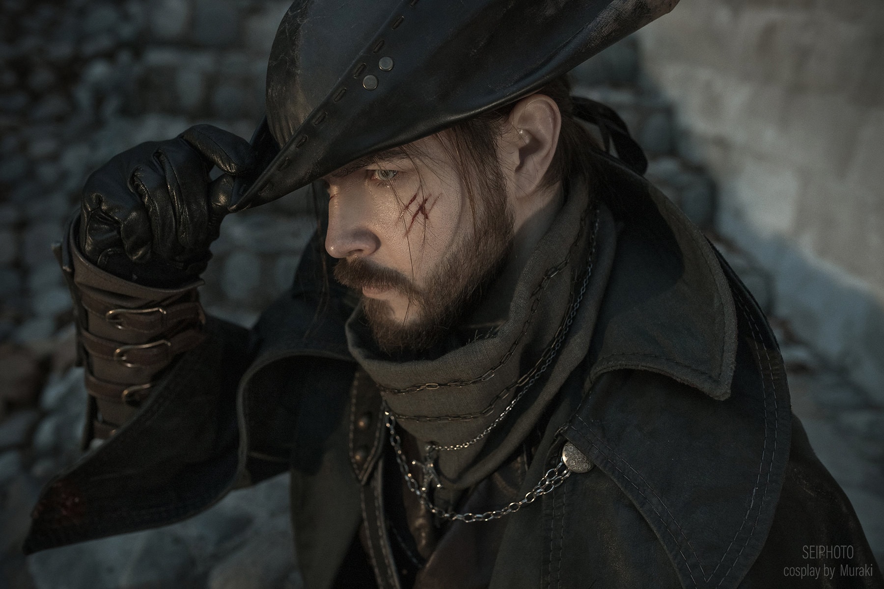 Bloodborne Leather Hat Bloodhunter Handmade / Good Hunter / Custom Size ...