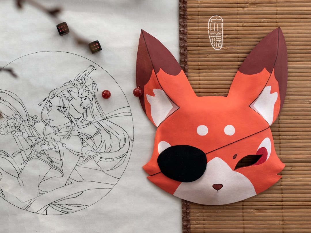 Hua Cheng Fox Mask / TGCF / Fan Work / Heaven Official's Blessing ...