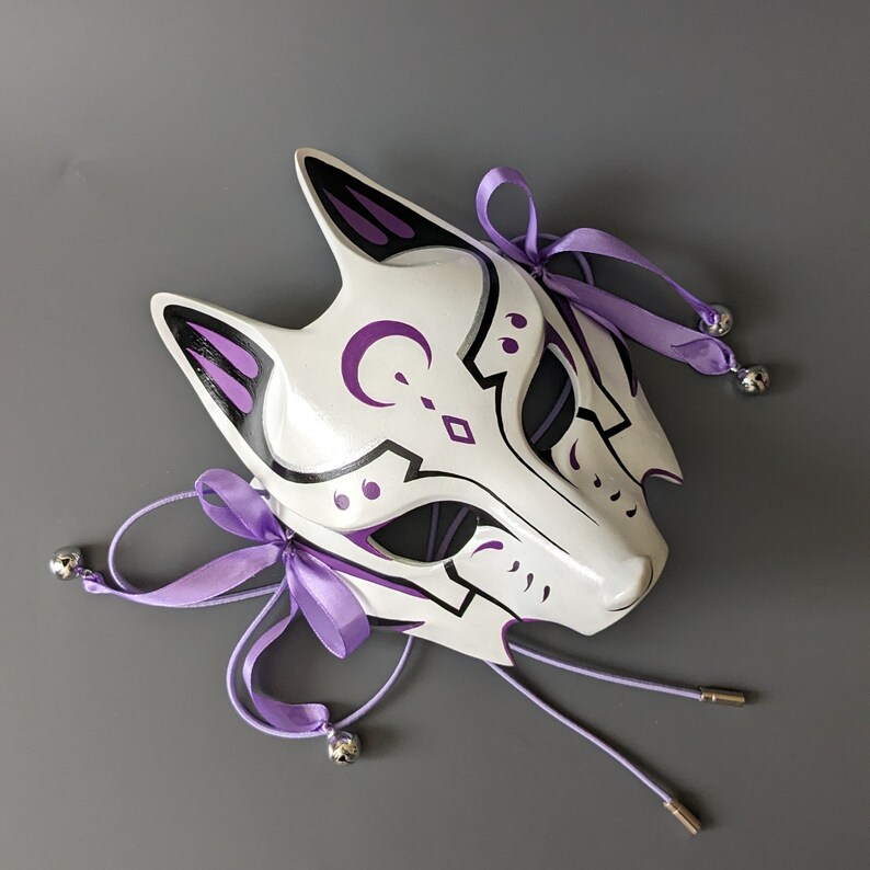 Kitsune Half Mask - Etsy