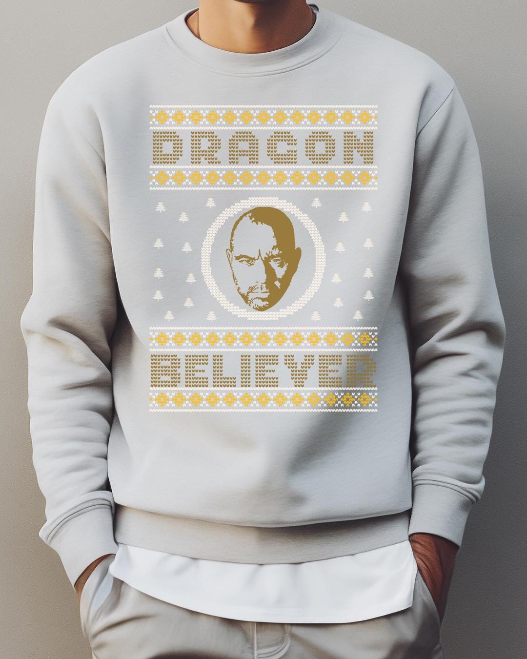 Joe Rogan Dragon Believer Ugly Christmas Sweater Funny Holiday Gift ...