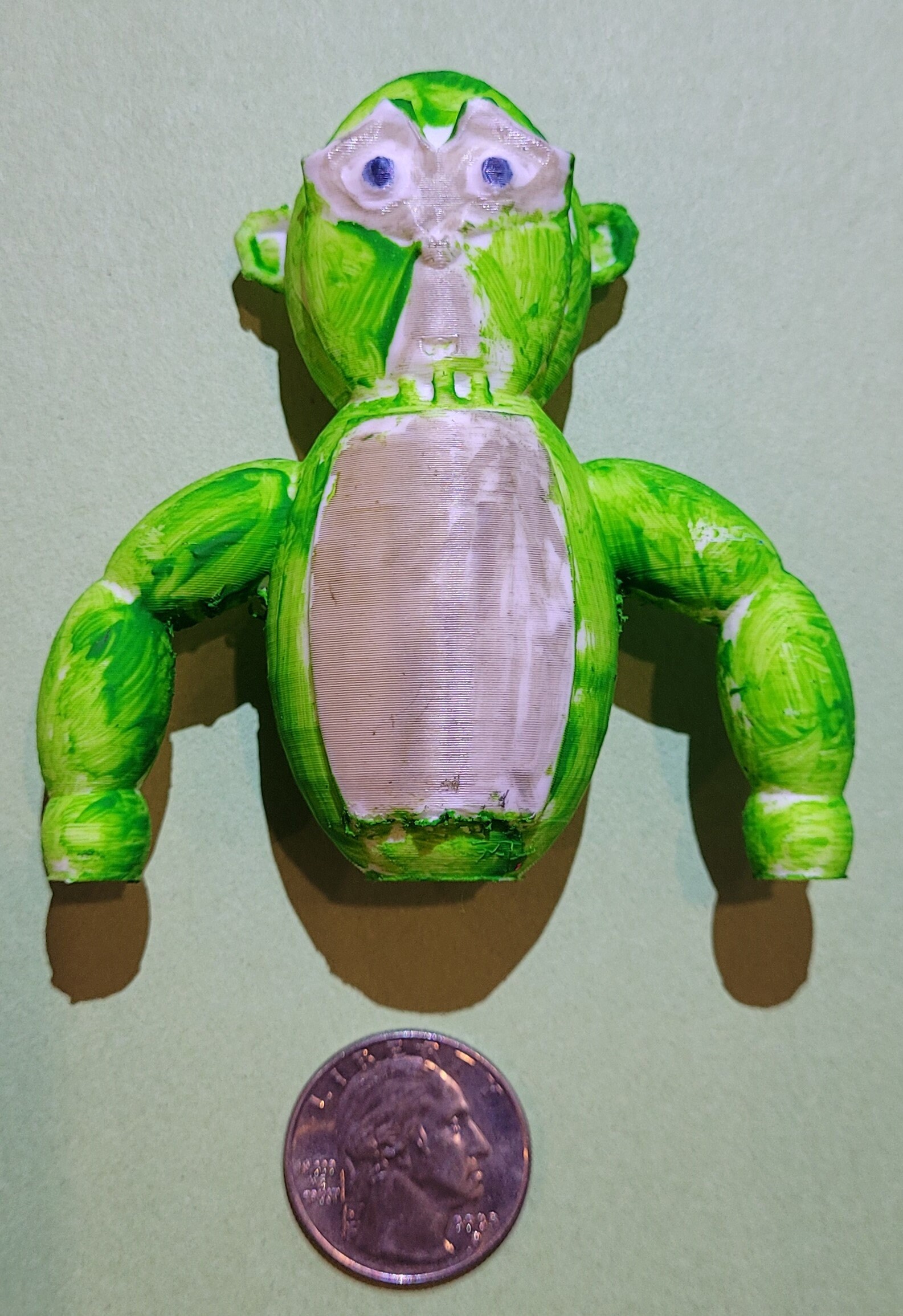 Gorrilla Tag 3d Printed Monkeys - Etsy