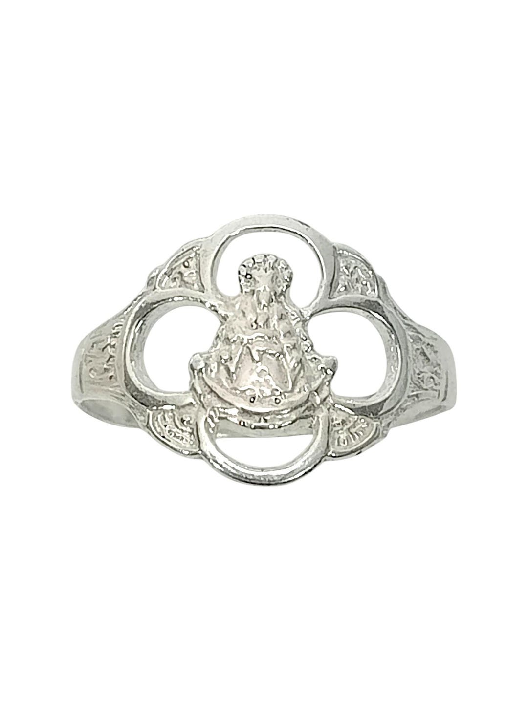Rocio Consecration Ring,virgin of Rocio,sterling Silver Ring,miraculous ...