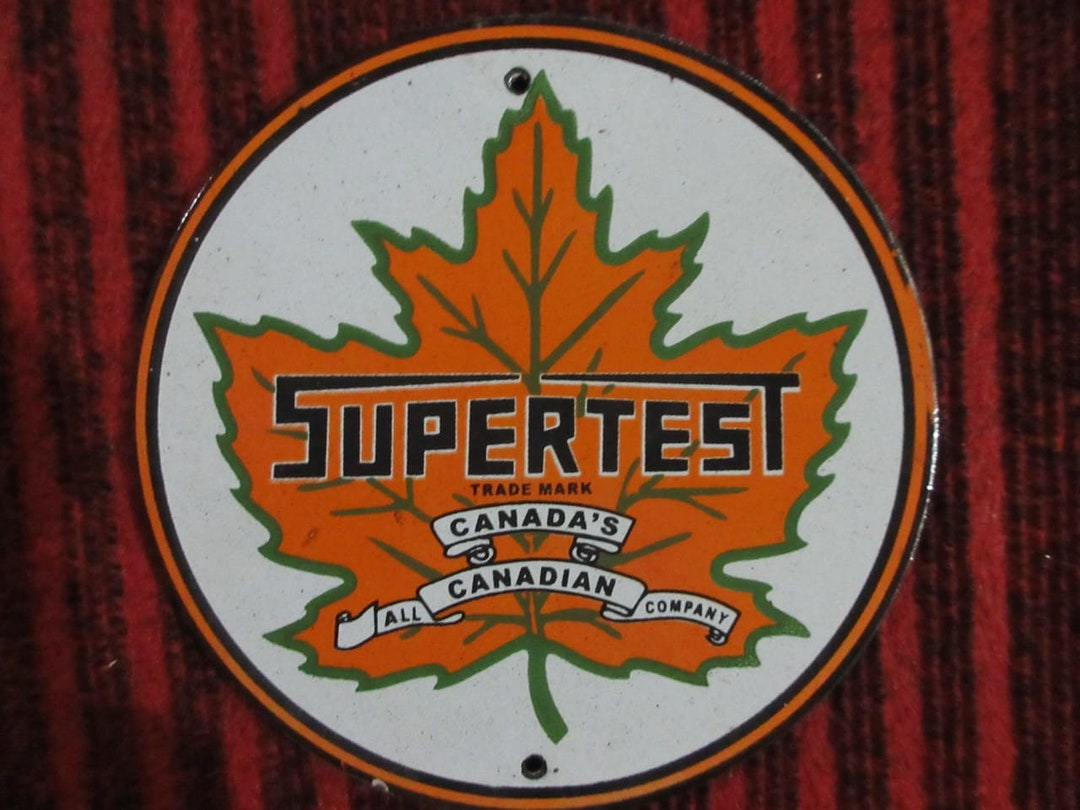 Vintage SUPERTEST CANADA'S CANADIAN Gas and Oil Filling Pump ...