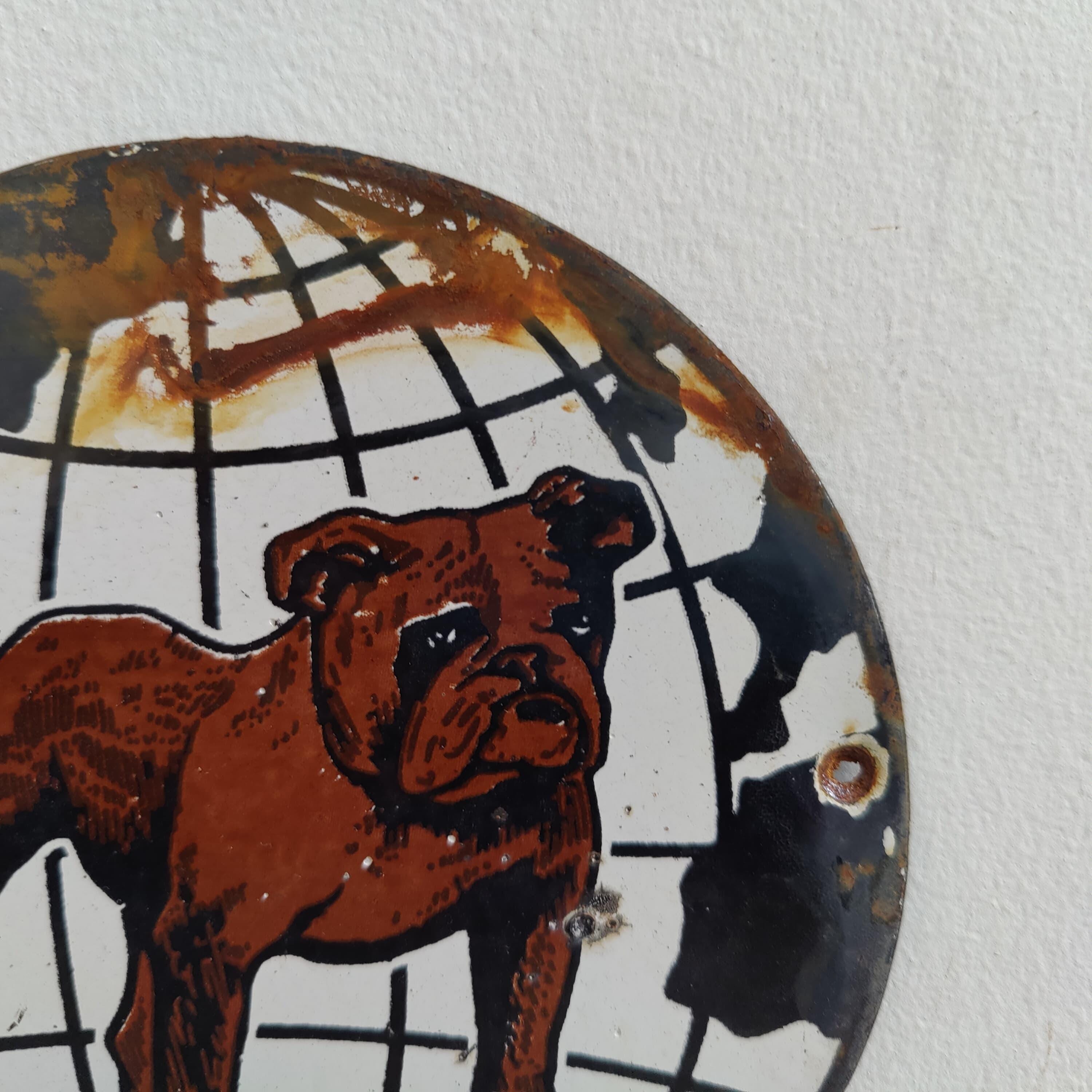 Vintage MACK BULLDOG Porcelain Enamel Metal Sign 6" Inch - Etsy