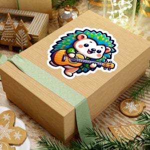Guitar Hedgehog Sticker // Irish Music Sticker for Instrument Case ...