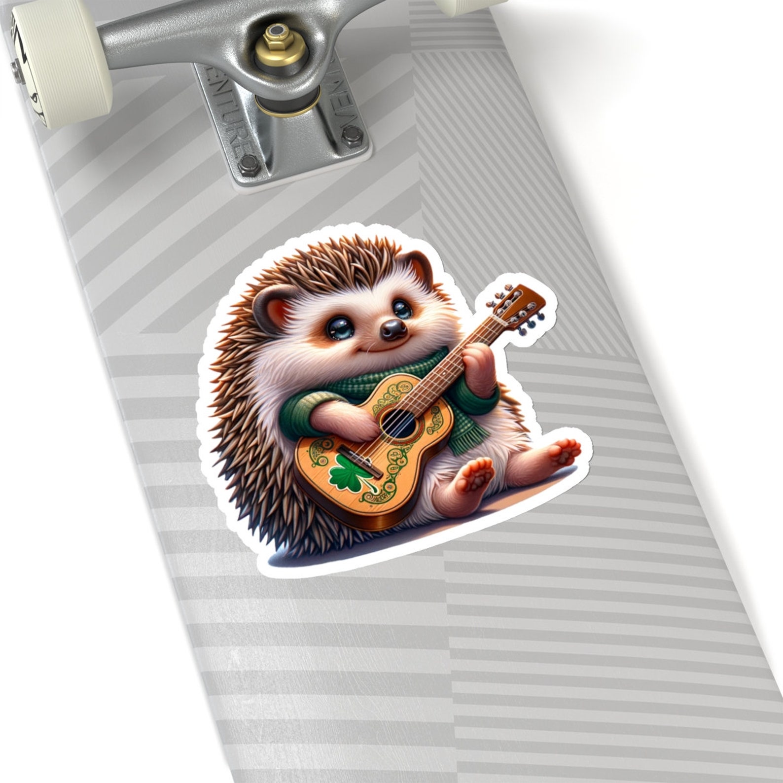 Guitar Hedgehog Sticker // Irish Music Sticker for Instrument Case ...