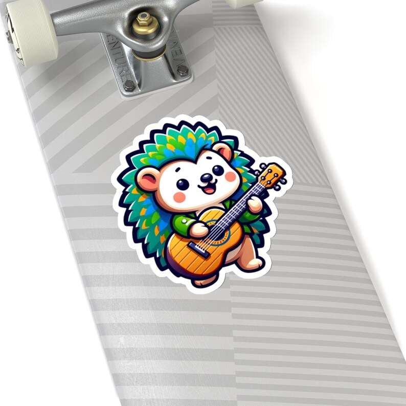 Guitar Hedgehog Sticker // Irish Music Sticker for Instrument Case ...