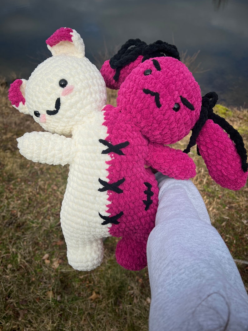 Two-headed Plushie Crocheted With Love - Etsy