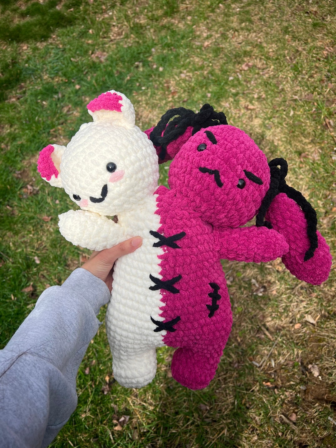 Two-headed Plushie Crocheted With Love - Etsy