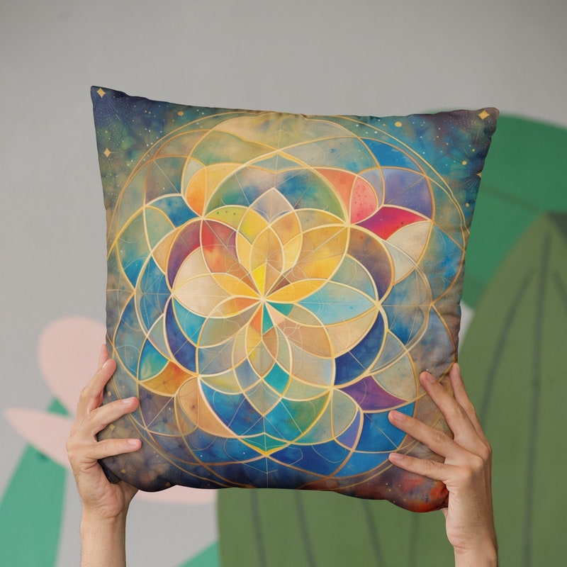 Mandala Pillow - Etsy