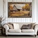 Rustic Barn Painting, Farmhouse Wall Decor, Old Barn Painting, Barn ...