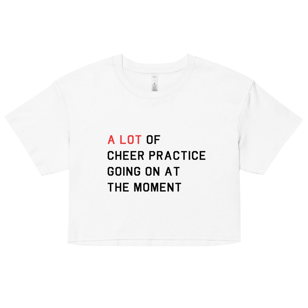 Cheer Crop Top a Lot of Cheer Practice Going on at the Moment Taylor ...