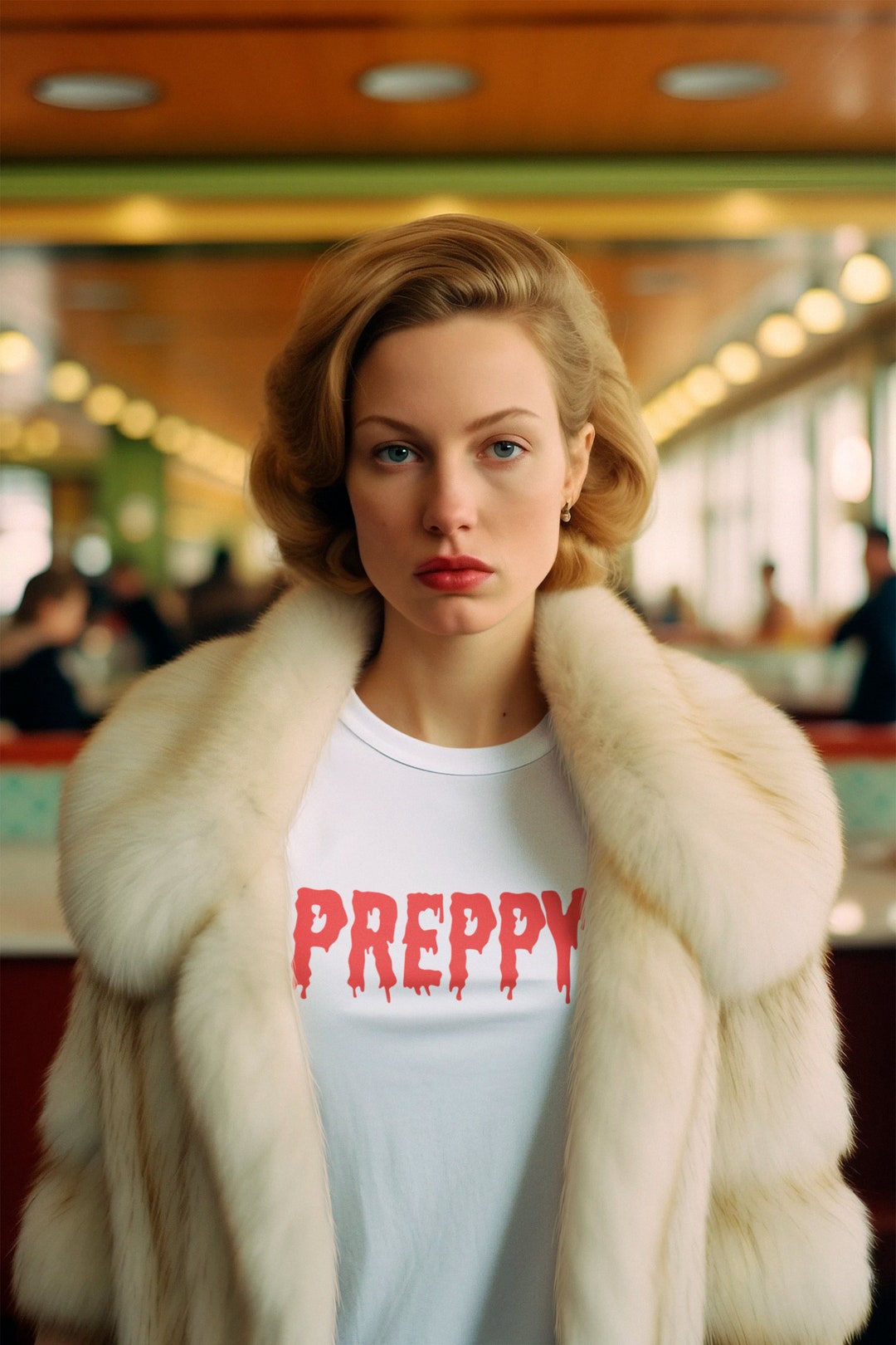 Preppy T-shirt, Graphic Tee, Horror Font, Custom Shirt - Etsy