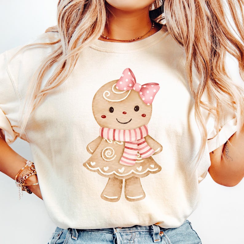 Gingerbread Clipart Bundle, Christmas Cookie Illustrations, Holiday ...