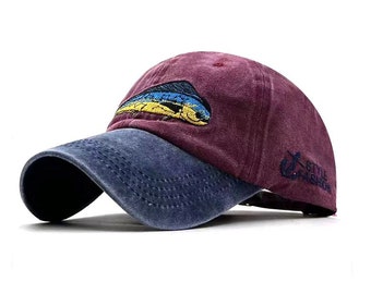 Blackfin Tuna Baseball Cap Fishing Cap Hat, Gift for Fisherman - Etsy