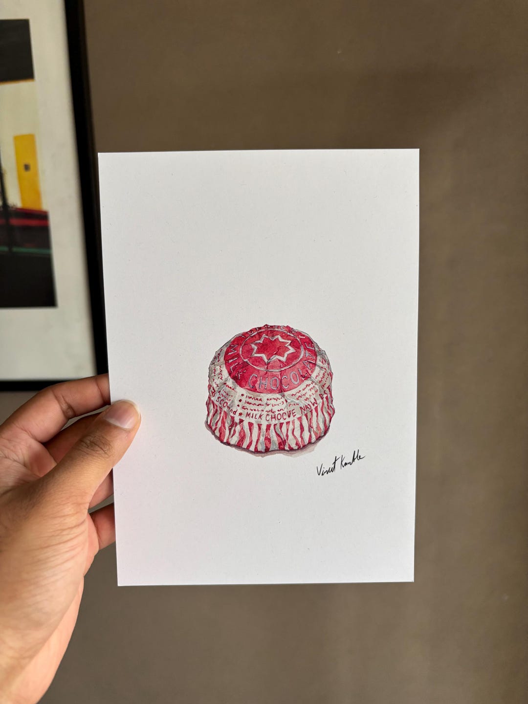 Scottish Tunnocks Teacake Watercolour Print/poster A5 - Etsy