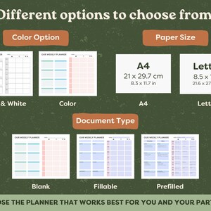EDITABLE Partner Weekly Planner & Partner Meeting Guide, Printable ...