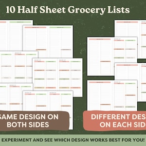 EDITABLE Grocery List, Shopping List, Store List, Food List, Printable ...
