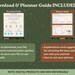 EDITABLE Partner Weekly Planner & Partner Meeting Guide, Printable ...