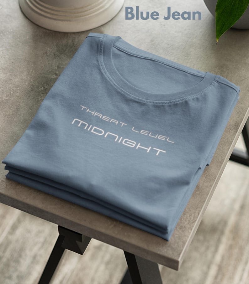 Threat Level Midnight Pop Culture Quote | Comfort Colors 1717 Shirt - Etsy