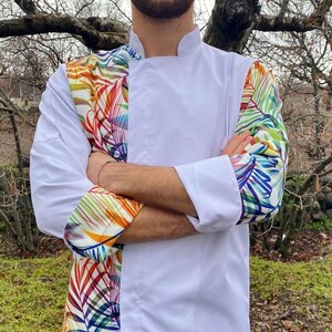 Patterned Personalized Chef Coat Chef Jacket for Man and Women ...