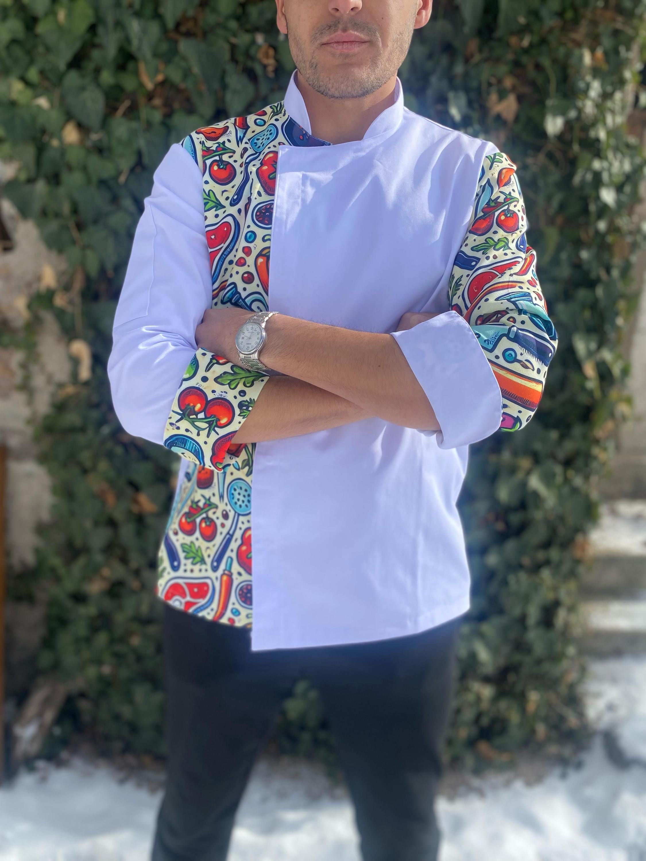 Patterned Chef Jacket Personalized Chef Coat Chef Jacket for Man and ...