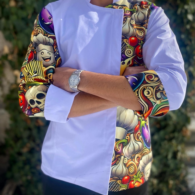 Chef Jacket Red Mens - Etsy