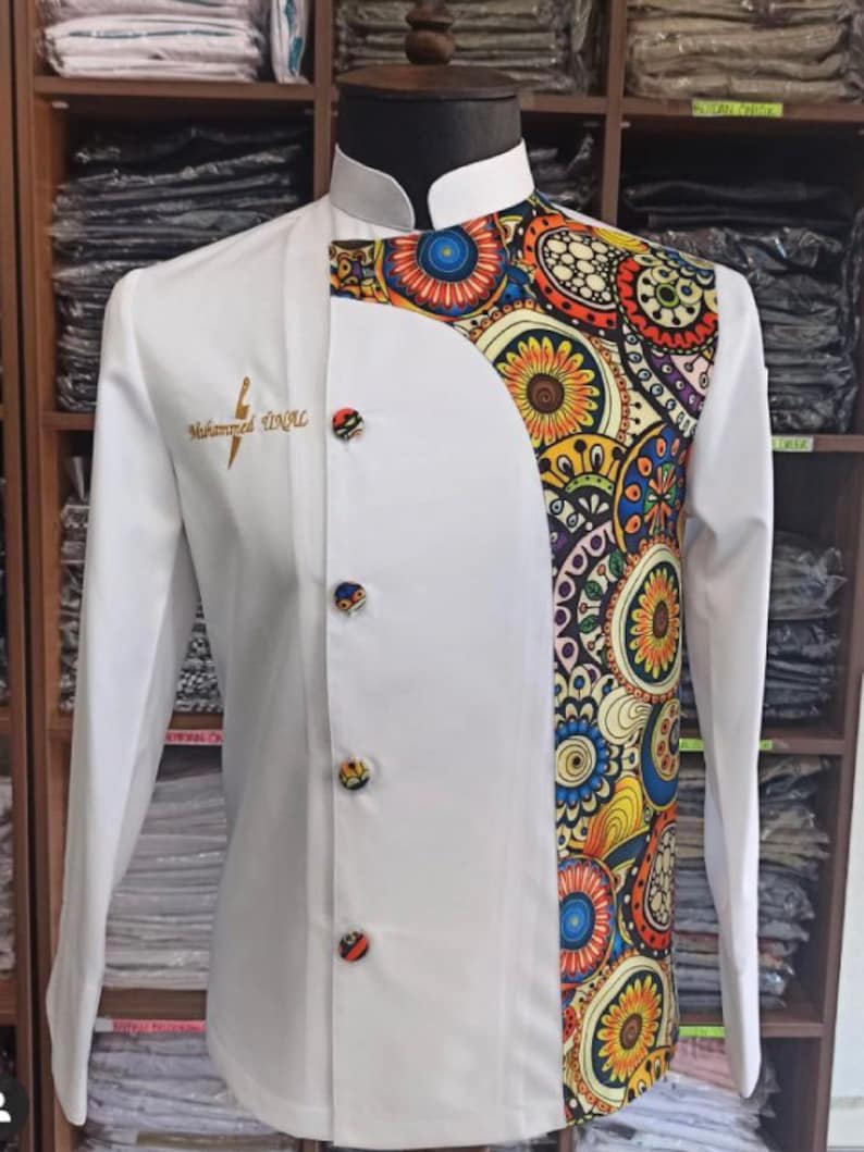 Patterned Personalized Chef Coat Chef Jacket for Man and Women ...