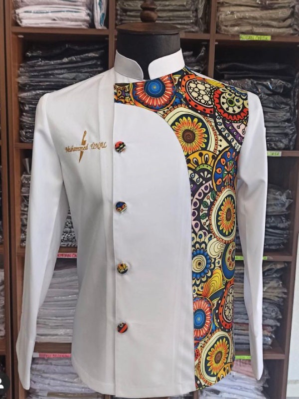 Patterned Personalized Chef Coat Chef Jacket for Man and Women ...