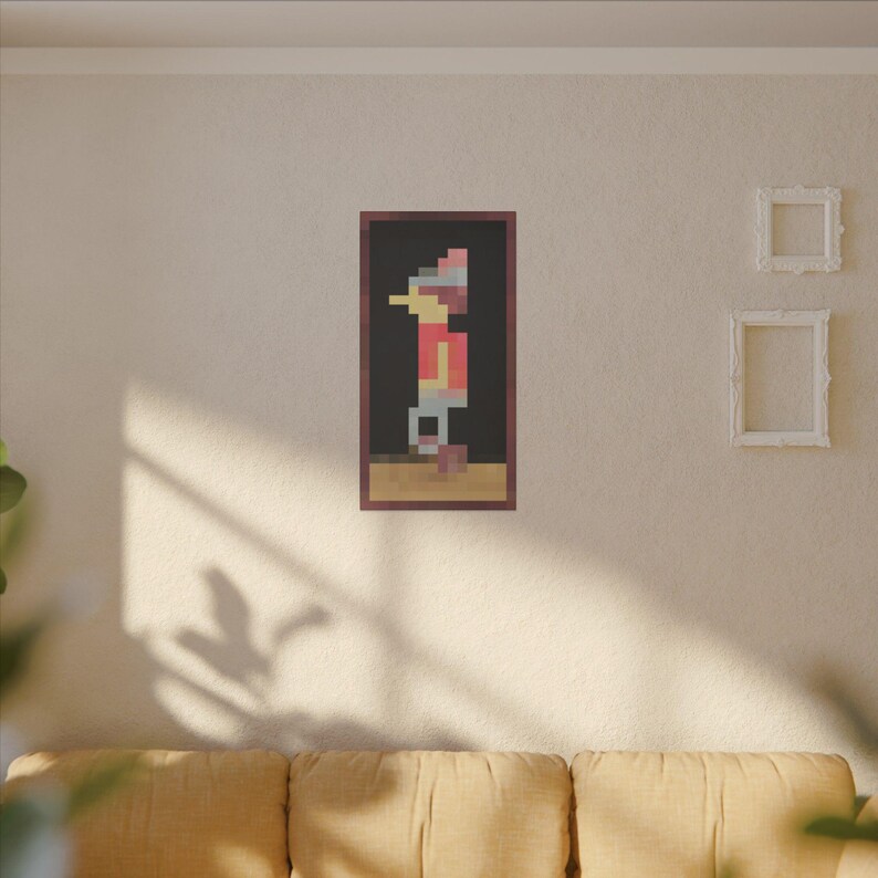 Minecraft Painting Graham Printed Canvas Minecraft Poster Reallife ...