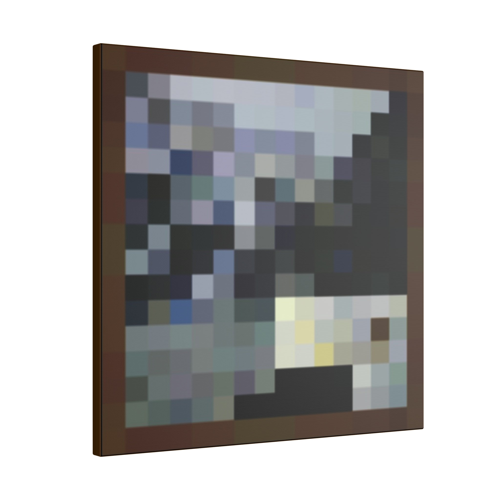 Minecraft Pixel Painting de Aztec Printed Canvas - Etsy