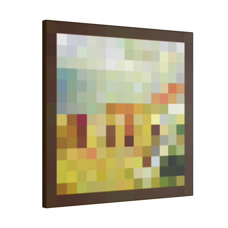 Minecraft Painting Target Successfully Bombed Pixelart Printed ...