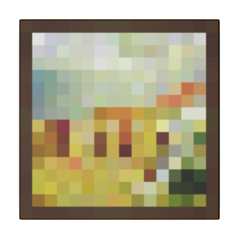 Minecraft Painting Target Successfully Bombed Pixelart Printed ...