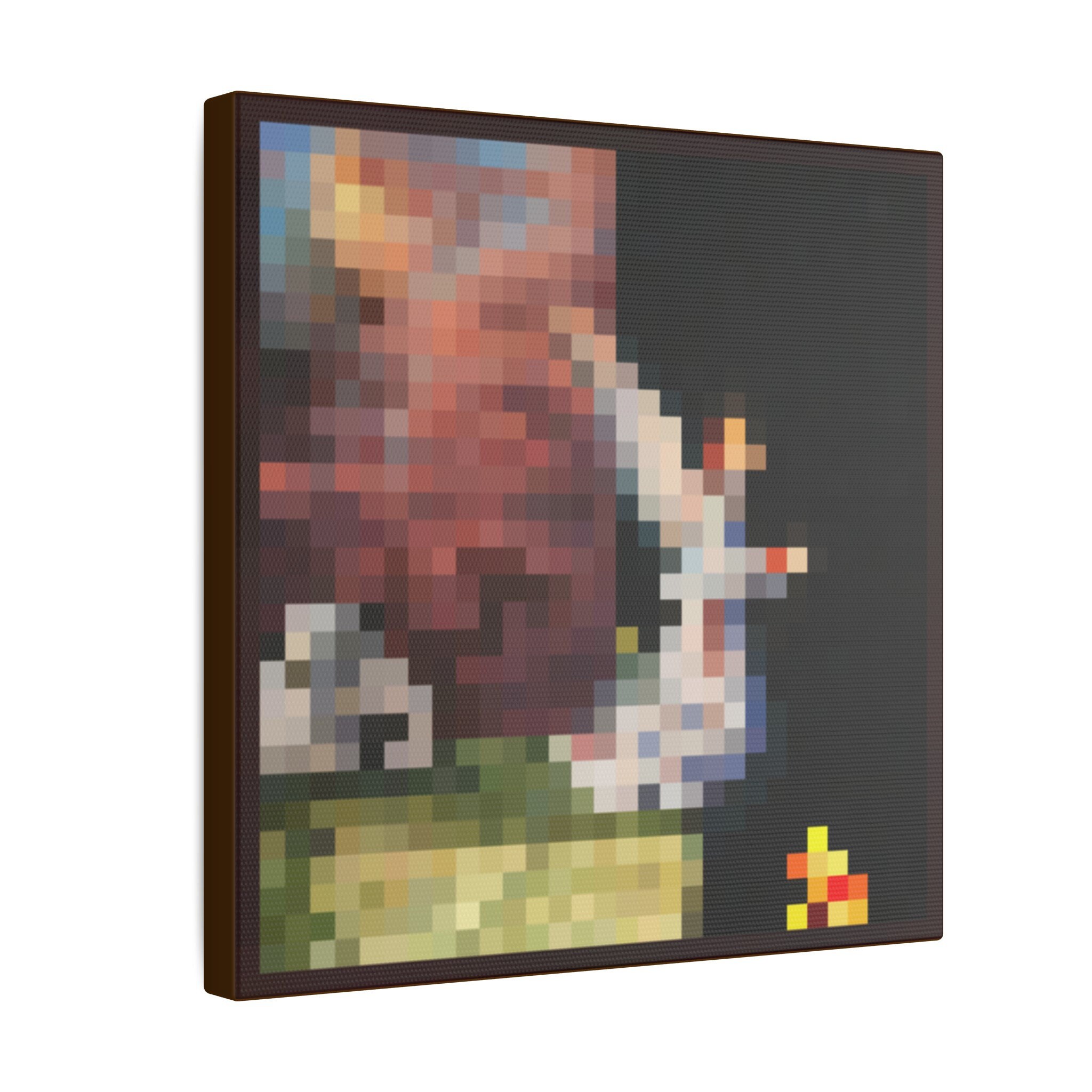 Minecraft Painting the Void Pixel Painting Printed Canva Minecraft ...