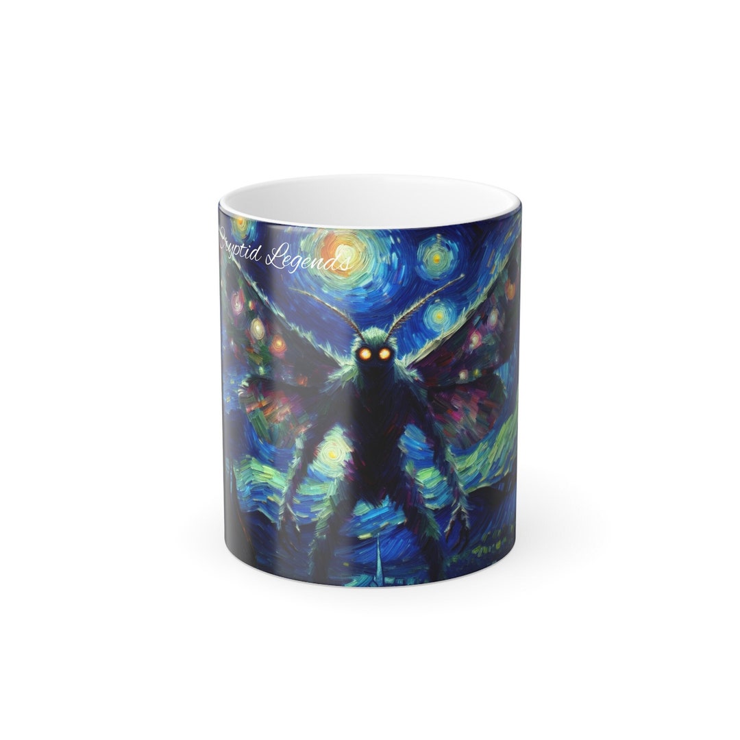 Cryptid Legends: Mythical Mothman Color Morphing Mug - Etsy
