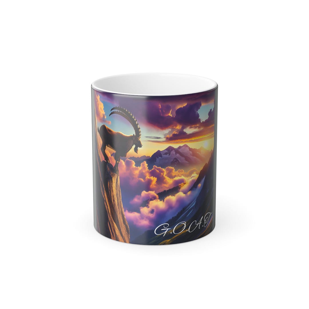 Own the Edge. Be the G.O.A.T. - Color Morphing Mug - Etsy