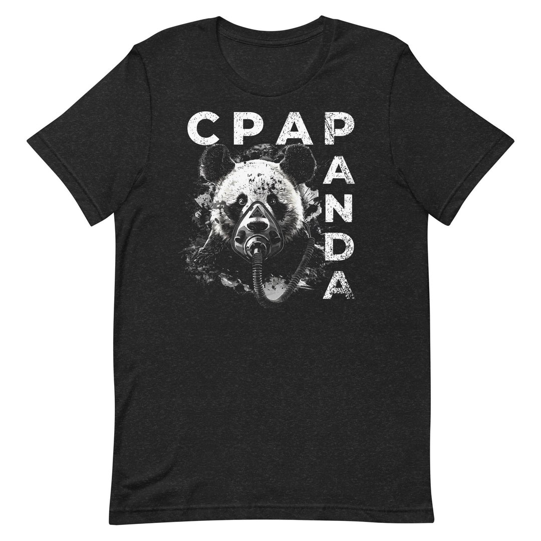 Cpapanda, Panda Wearing a CPAP, CPAP, Animals, Sleep Apnea, Graphic Tee ...