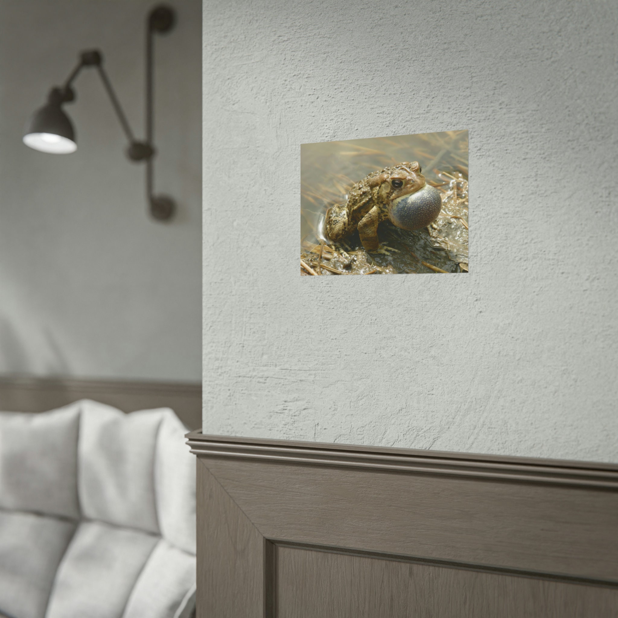 UNFRAMED ROLLED Poster, Nature-inspired Decor, Calling Toad Wall Art ...