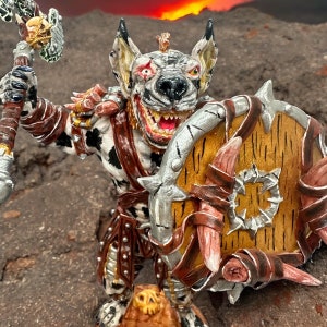 Beastman,handcrafted Hyena Werewolf,fantasy Miniature,beasts of Chaos ...